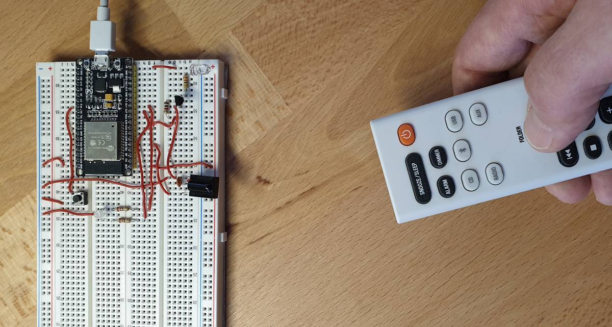 WLAN IR Brücke mit ESP32 – Elektronik-Labor